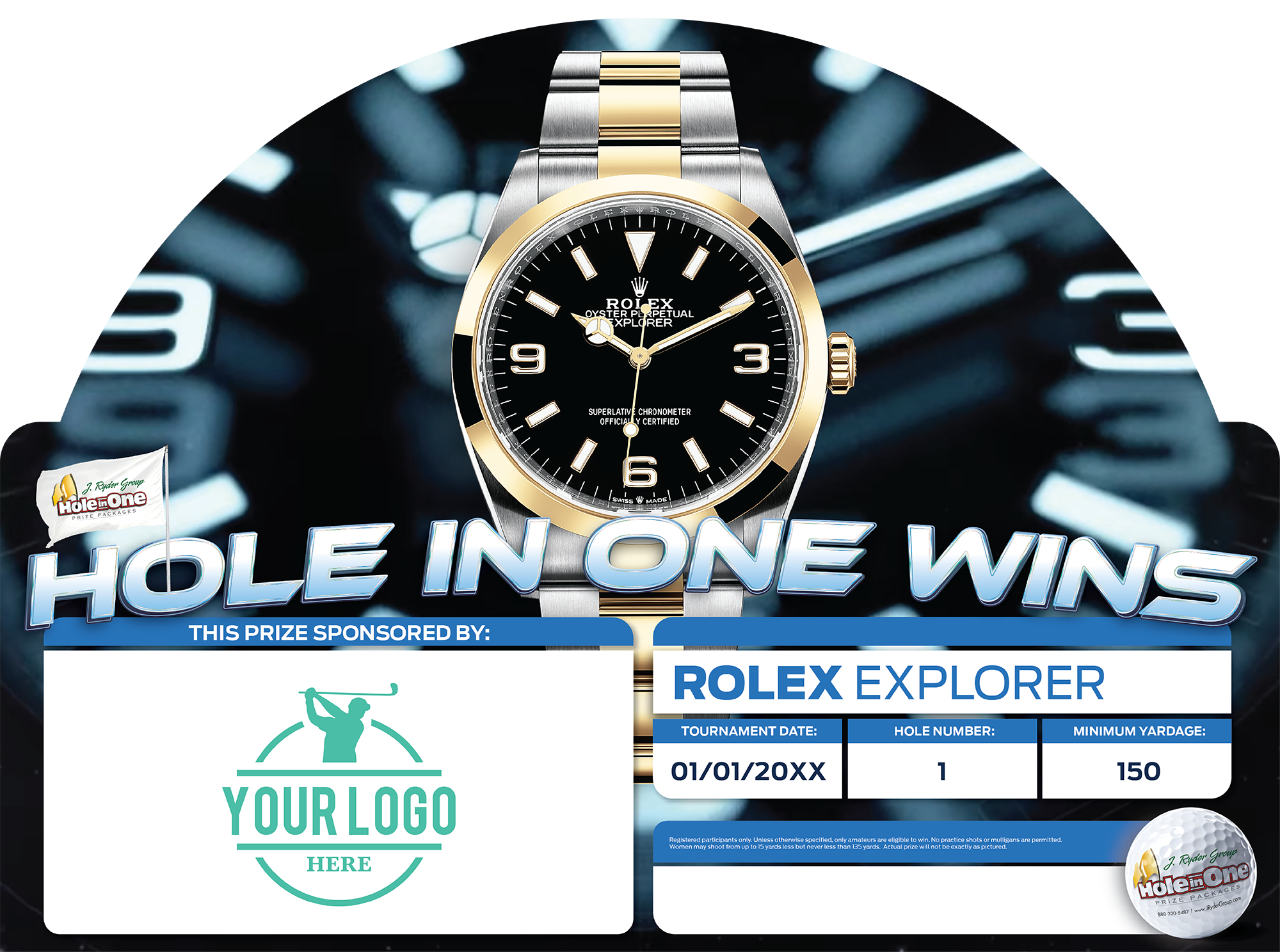 Rolex Explorer - Golf Event Prize Package – Auto Dealers Hole in One Prizes